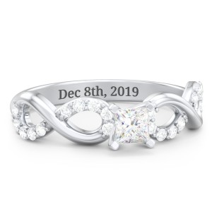 Custom Infinity Rings | Personalized & Engraved | Jewlr | Jewlr