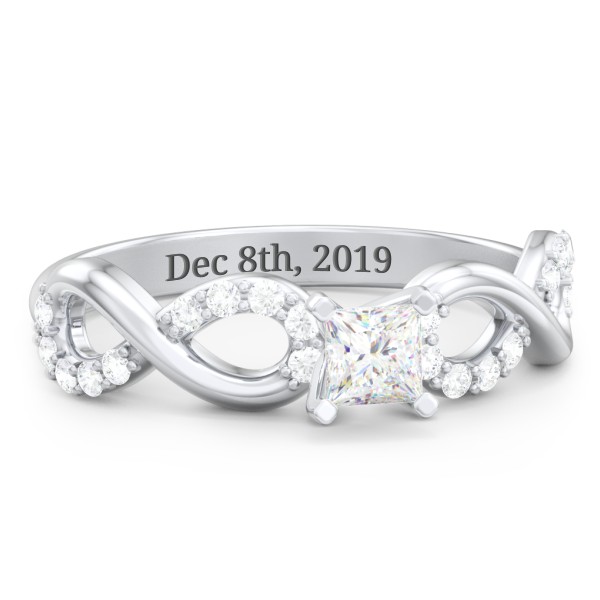 Custom Infinity Rings | Personalized & Engraved | Jewlr | Jewlr