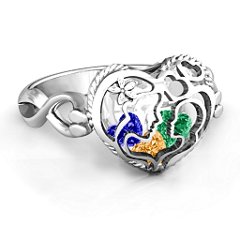 Personalized Caged Rings | Jewlr | Jewlr