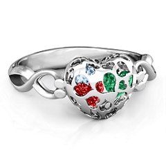 Personalized Caged Rings | Jewlr | Jewlr