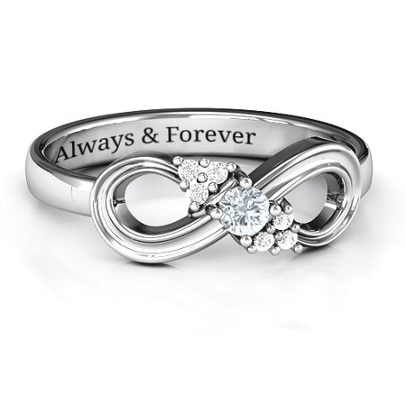 Daughters Rings With Custom Gemstones And Engravings | Jewlr | Jewlr