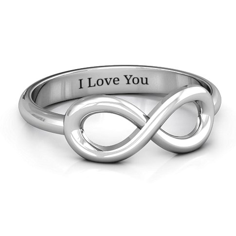 Custom Personalized Engraved Infinity Rings | Jewlr