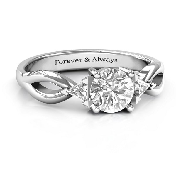 Custom Infinity Rings | Personalized & Engraved | Jewlr | Jewlr