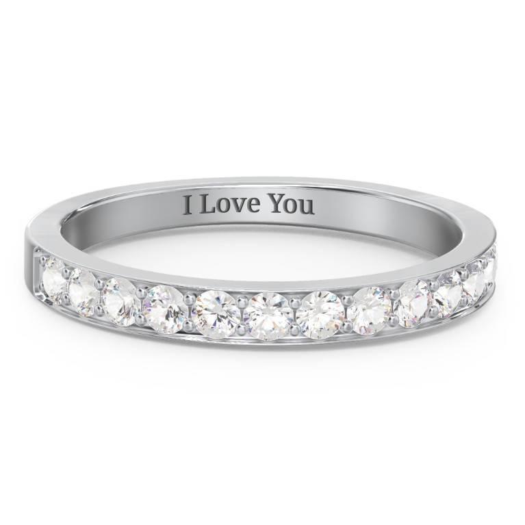 Classic Half Eternity Ring | Jewlr
