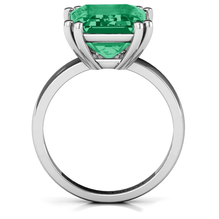 Basket Set Emerald Cut Ring | Jewlr
