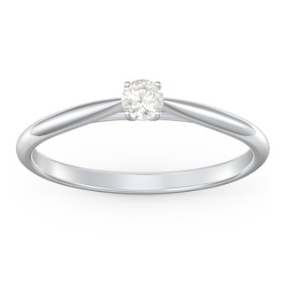 Classic Solitaire Sparkle Ring | Jewlr