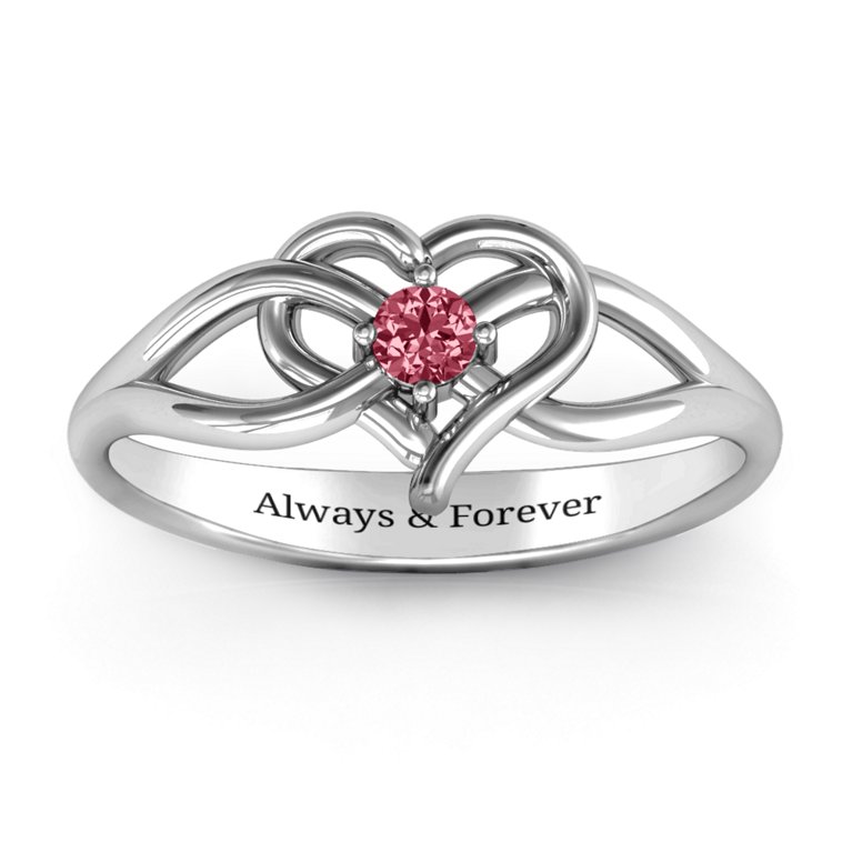 Everlasting Elegance Interwoven Heart Ring | Jewlr