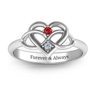 Together Forever Two-Stone Ring | Jewlr