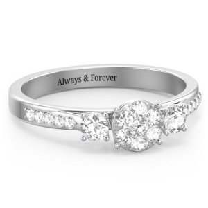 Custom Promise Rings With Gemstones and Engravings | Jewlr