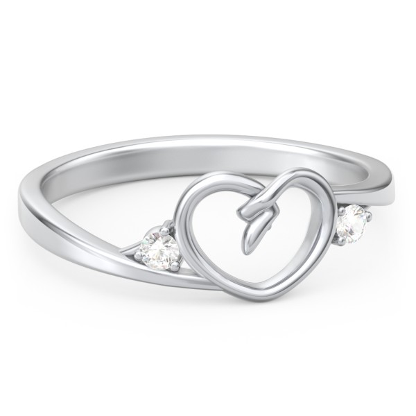 Personalized Heart Rings | Handcrafted Just For You | Jewlr | Jewlr