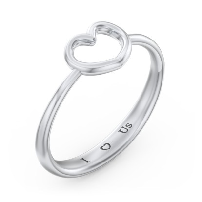 Open Heart Ring | Jewlr