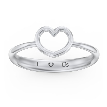 Open Heart Ring | Jewlr