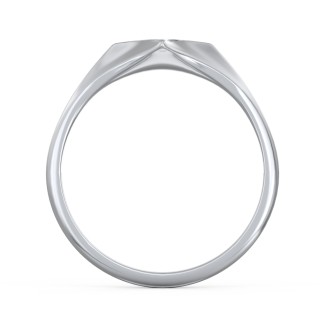 Sterling Silver Women's 4-Point Star Signet Ring | Jewlr