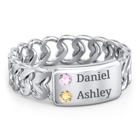 Promise Ring For Your Girlfriend - Personalized by you | Jewlr