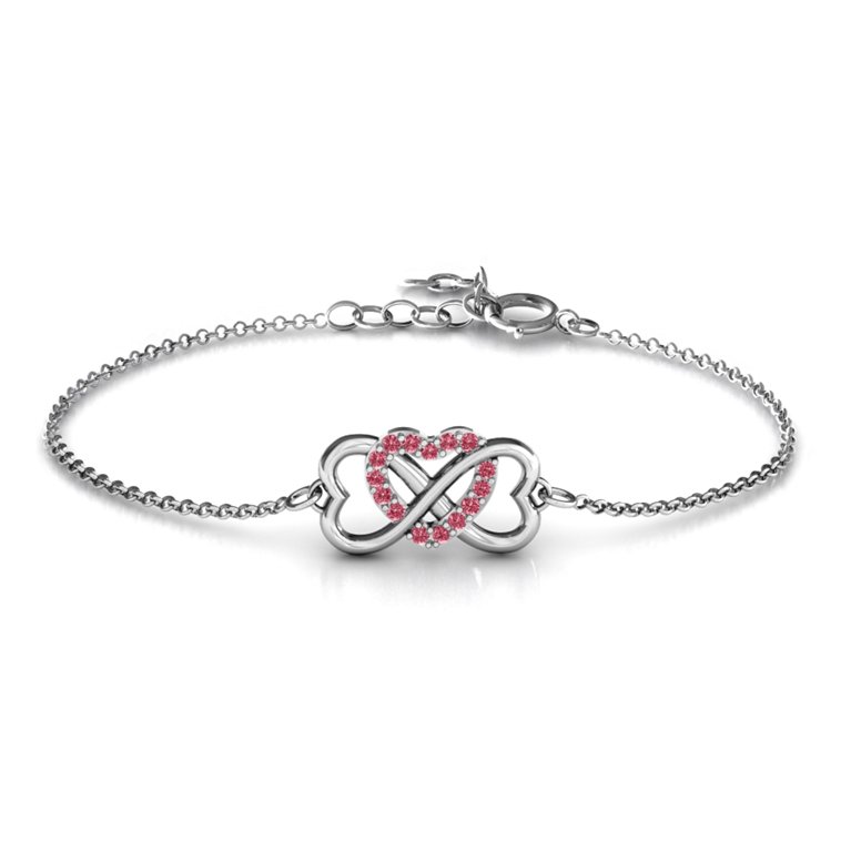 Triple Heart Infinity Bracelet | Jewlr