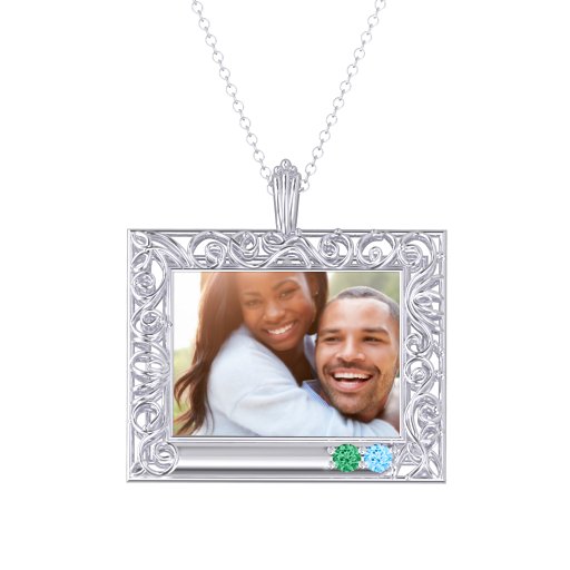 Custom Necklace with Photo | Personalized & Engraved | Jewlr | Jewlr