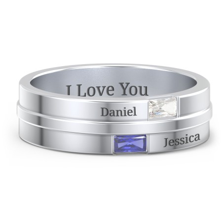 Promise Rings With Customized Gemstones & Engravings | Jewlr