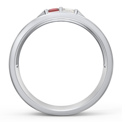 Men's Timeless Two Stone Ring | Jewlr