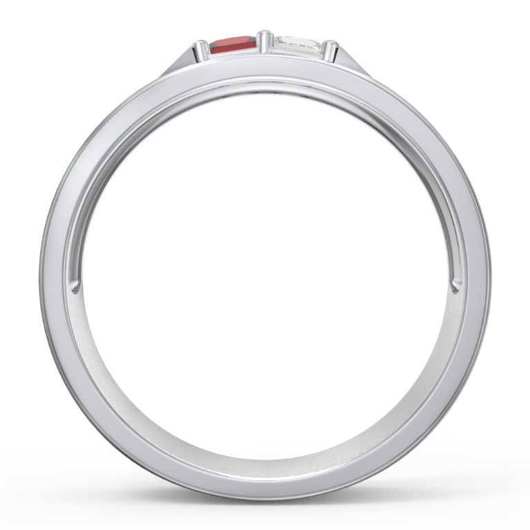 Men's Timeless Two Stone Ring | Jewlr