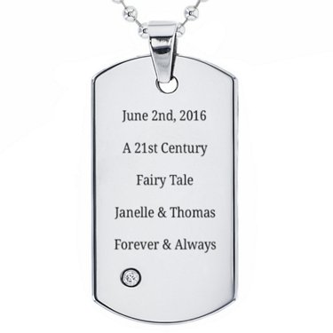 Custom Dog Tag Necklaces for Men | Jewlr