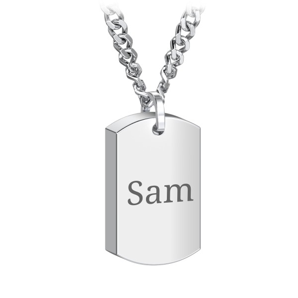 Custom Dog Tag Necklaces for Men | Jewlr