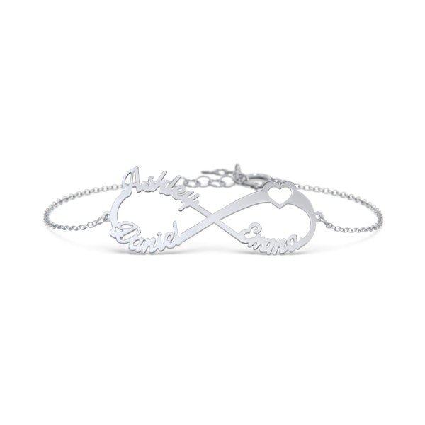 Custom Infinity Bracelets | Personalized & Engraved | Jewlr | Jewlr
