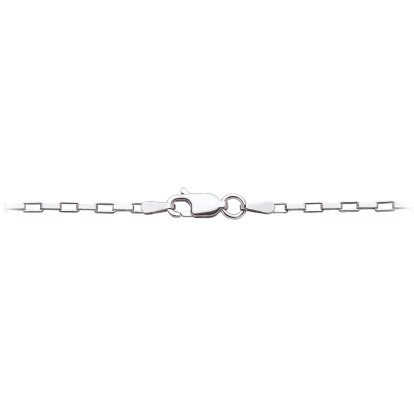 Sterling Silver 24" Long Box Chain Necklace | Jewlr