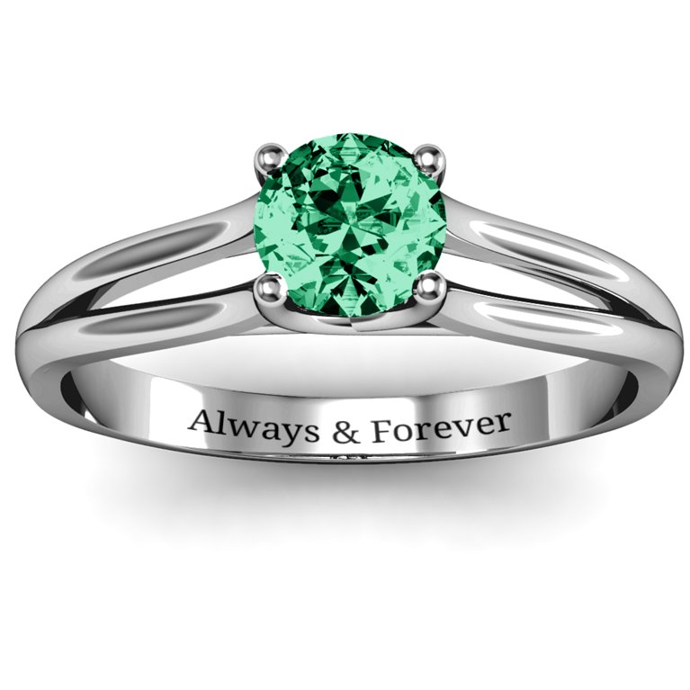 Split Shank Solitaire Ring | Jewlr