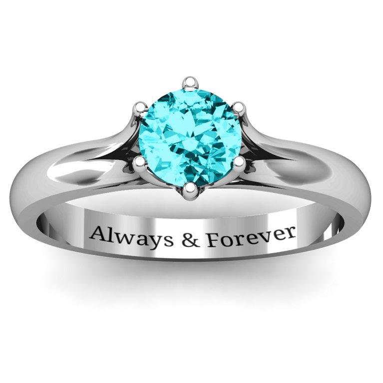 6 Prong Solitaire Ring | Jewlr